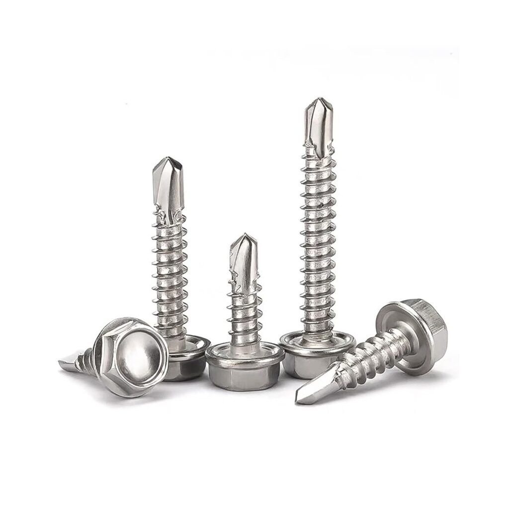 304 Stainless Steel Hex Head Self-Drilling Screws